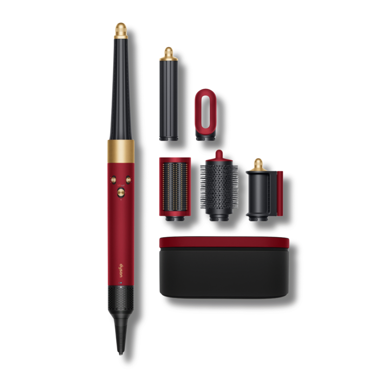 Dyson Airwrap i.d Straight+Wavy Red Velvet Gold - Aurayis - Luxury ...