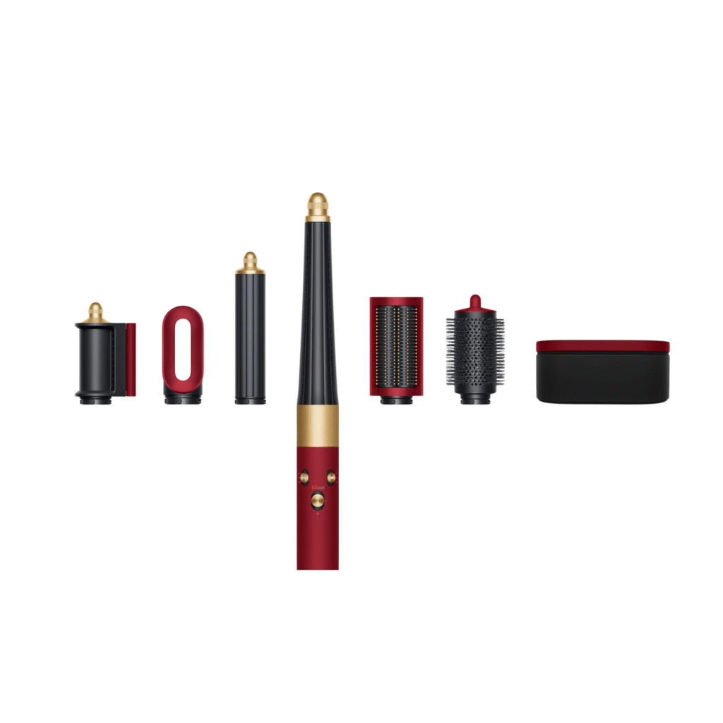 Dyson Airwrap i.d Straight+Wavy Red Velvet Gold - Aurayis - Luxury ...